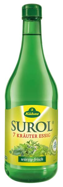 Kühne Surol 7 Kräuteressig, 5%, 0,75 L/FL