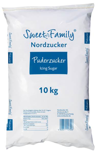 Puderzucker, 10 KG/SA