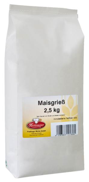 Maisgrieß, 2,5 KG/BT