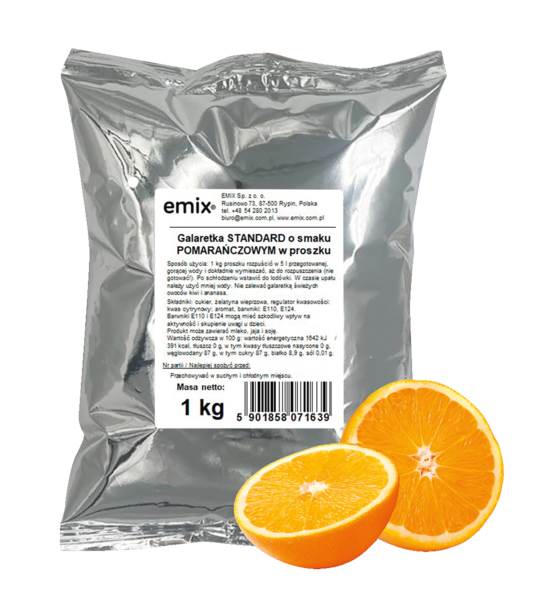 Emix Galaretka pomarańczowa, 1 KG/PA