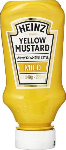 Heinz yellow mild senap, 220 ml