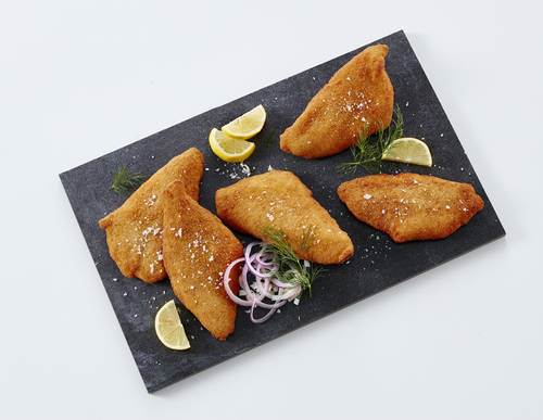 Fiskfilé panerad 50%, 1/2, 70-100 g, 5 kg