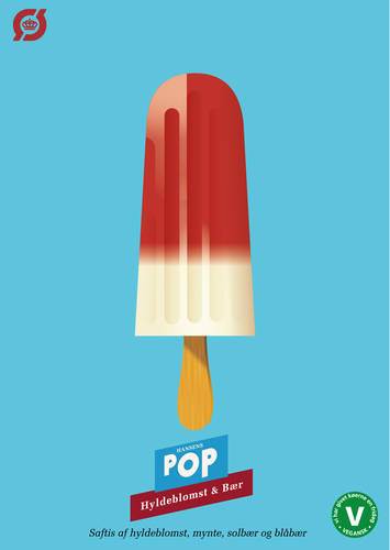 Isglass, Pop med fläder och bär, ekologisk, 65 ml